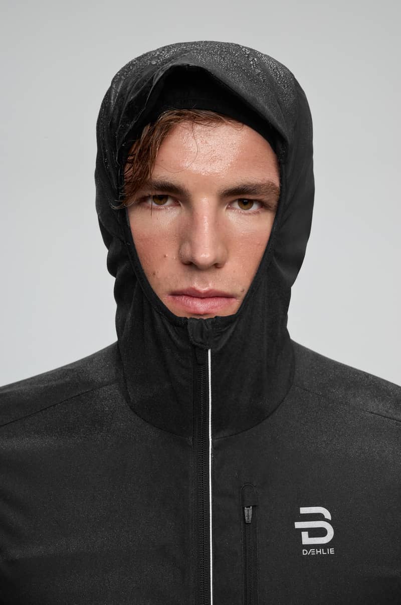 Jacket Winter Run Protect men's - Black
