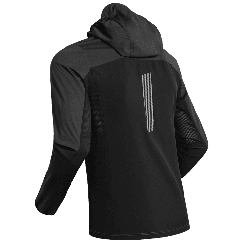 Jacket Winter Run Protect men's - Black