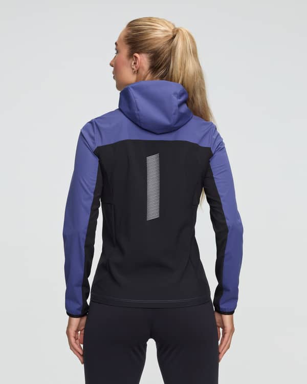 Jacket Winter Run Protect women's - Electric Indigo