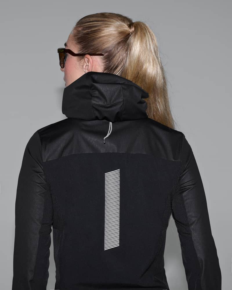 Jacket Winter Run Protect women's - Black